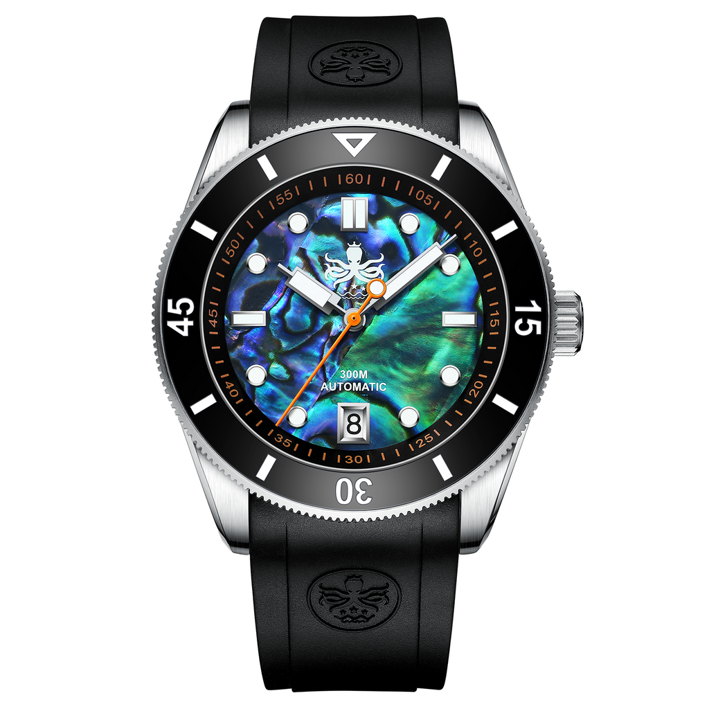 PHOIBOS WAVE MASTER PY010ER 300M Automatic Watch Abalone Shell – Time ...